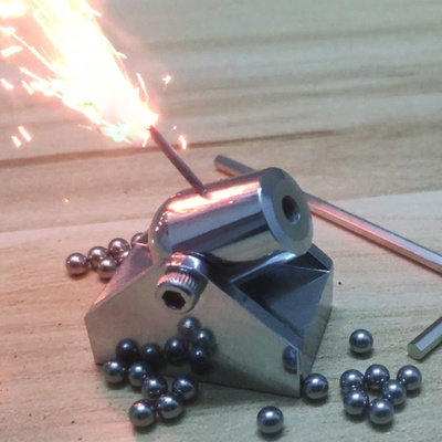 Gundisplay Black Powder Mini Desktop Metal Cannon - Stainless Mini ...